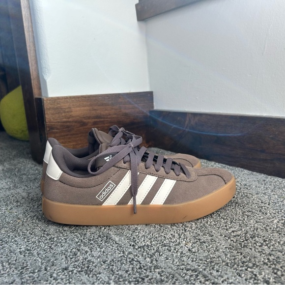 adidas | Shoes | Adidas Earthtone Sneakers With White Accents | Poshmark